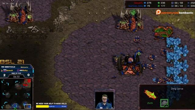 BSL 21 Dewalt vs sziky game 3 1/2 winners bracket