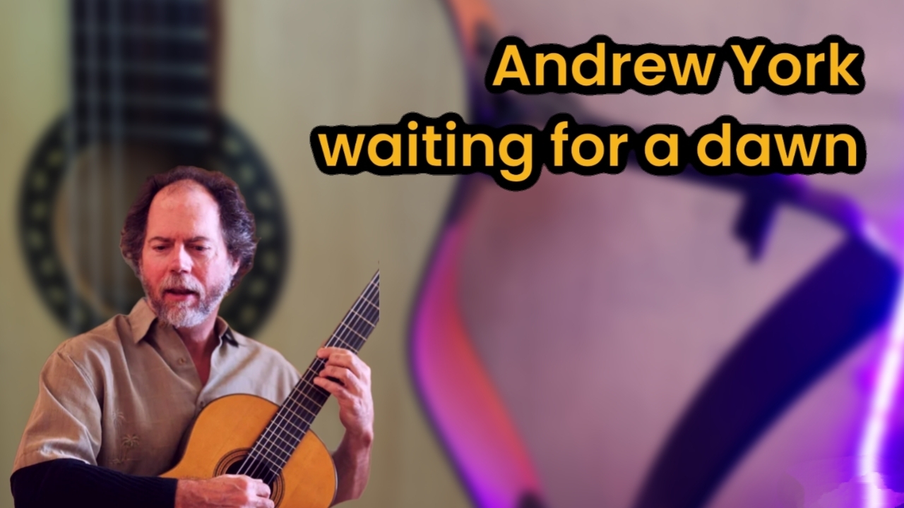 Andrew York waiting for a dawn