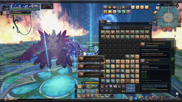 Aura Kingdom Прохождение №3 Инст alabastren Temple Gydaie Glen соло и пати