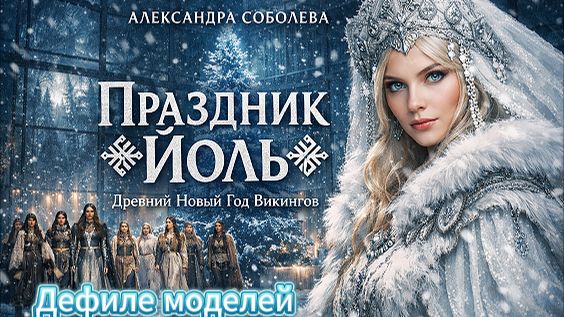 Коллекции «Праздник Йоль».Финальное дефиле. Александра Соболева,