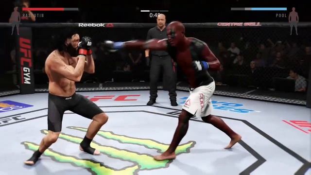 Распутин против Дедпула (DeadPool) ^-^ EA Sports UFC 2 без комментов