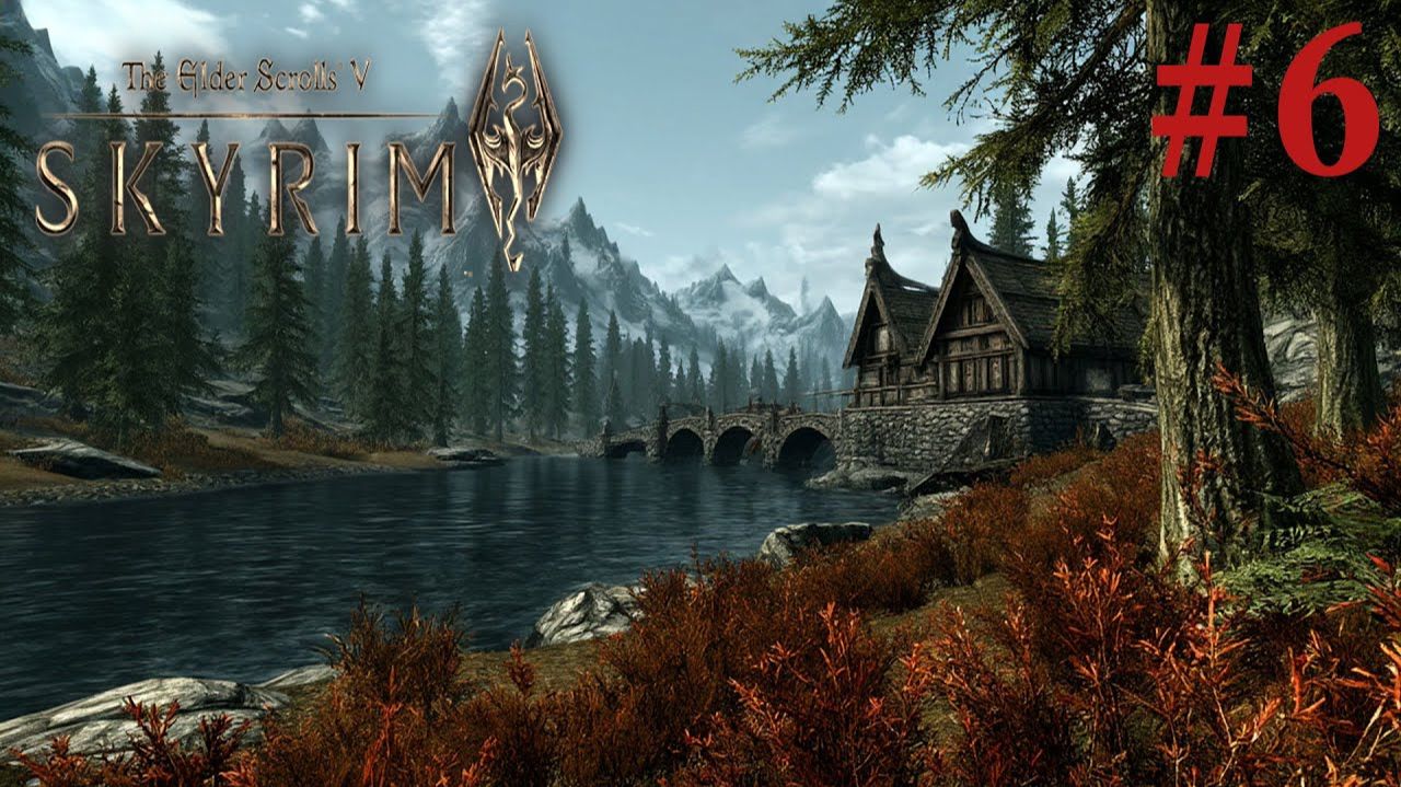 Скайрим Весёлое прохождение с выживанием 6 Серия