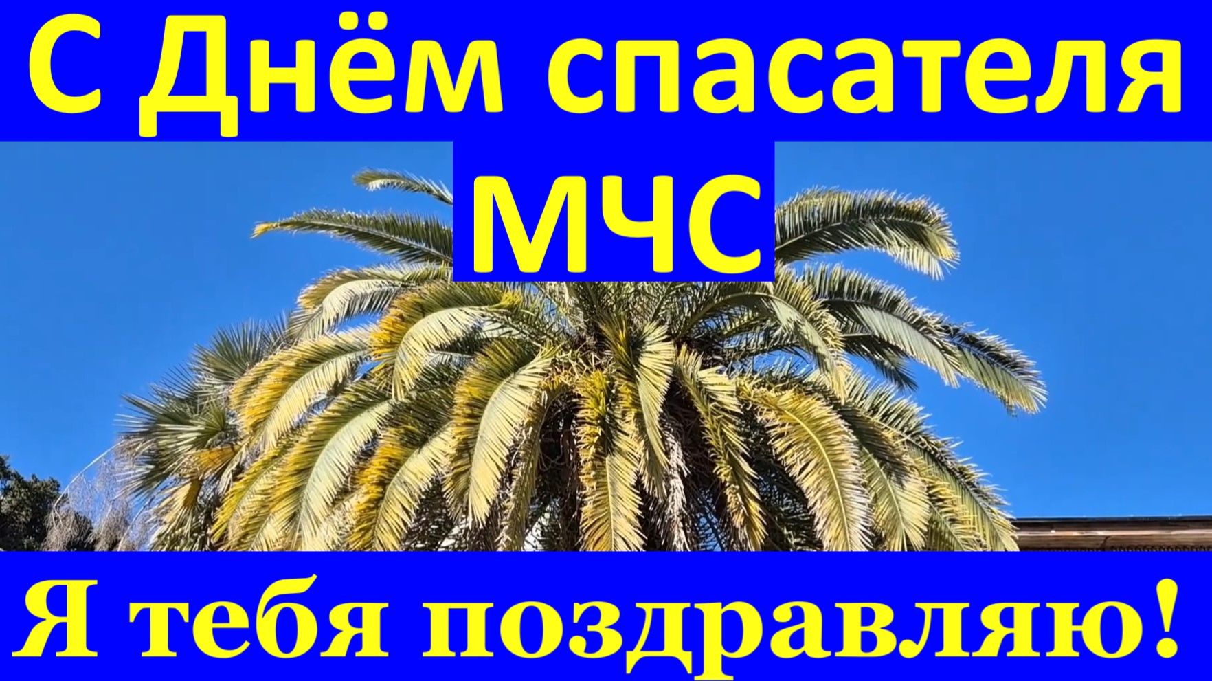 С Днём спасателя МЧС я тебя поздравляю!