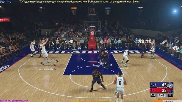 NBA 2K18 О_О случайно выбрал состав бомжей в онлайне