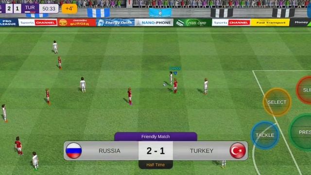 Кфалифиционый матч тур 1 Россия 3:2 Турция