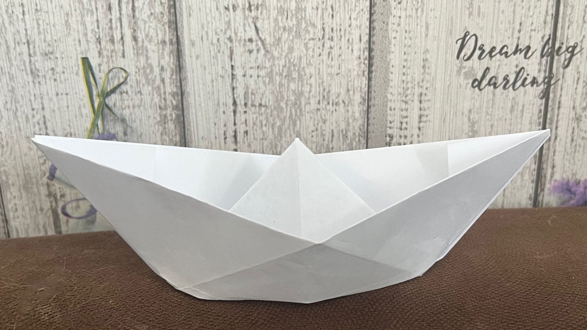 как сделать караблик из бумаги а4