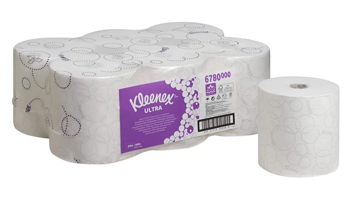 6780 Бумажные полотенца в рулонах Kleenex Ultra