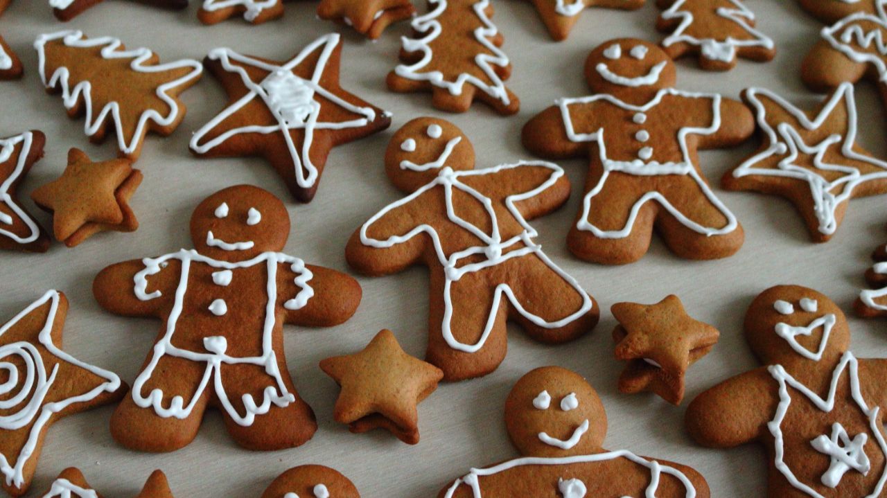 🍪 Печем вместе с детьми. Забавное праздничное печенье на Рождество и Новый Год