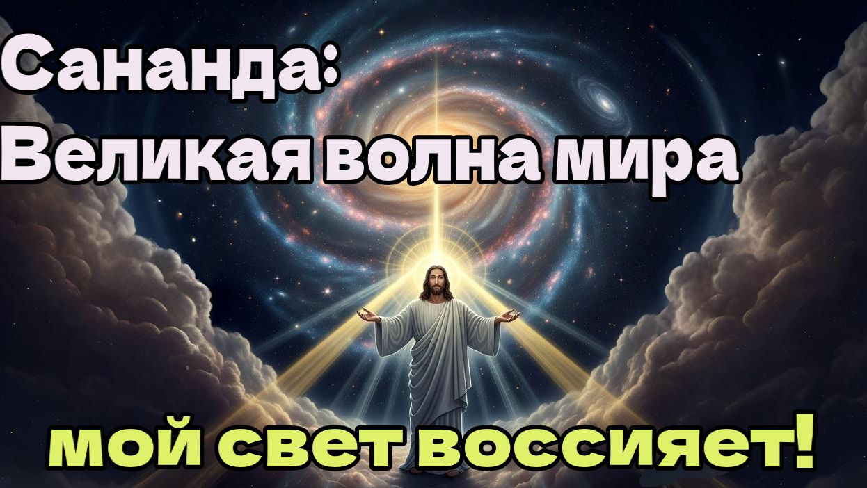 Сананда: Великая волна мира, мой свет воссияет!