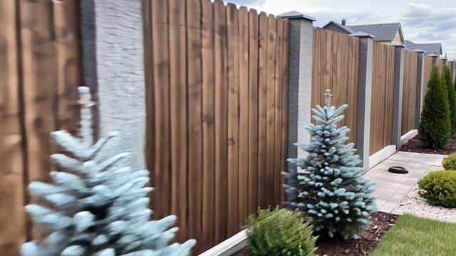 Импрегнированная доска "Каменное дерево" ЭКО ТОН. Штакетник для современного забора