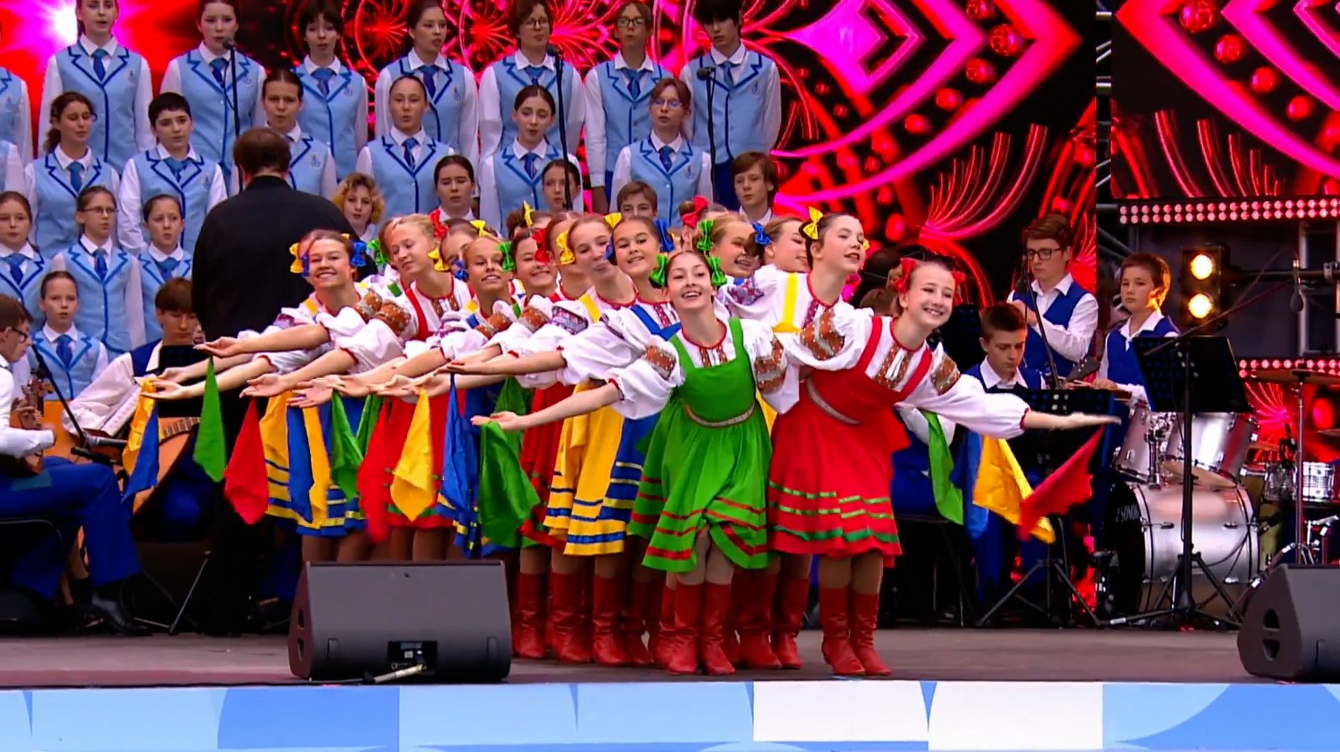 "Девичий перепляс", Ансамбль имени Локтева. "Maiden Dance", Loktev Ensemble.