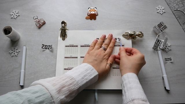 My 2026 Minimal Bullet Journal Setup - Simple Spreads with Mini Printer