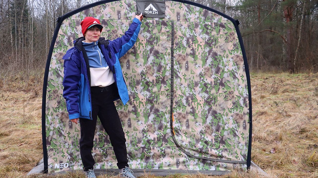 ПАЛАТКА - ДОМ! БАНЯ МОРЖ! 2 в 1! Обзор. Распаковка. Тест.
