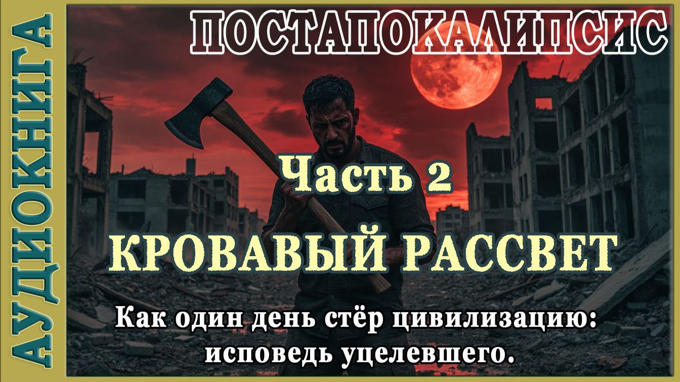 Кровавый рассвет. Как один день стёр мир: исповедь уцелевшего. Часть 2. Аудиокнига Постапокалипсис