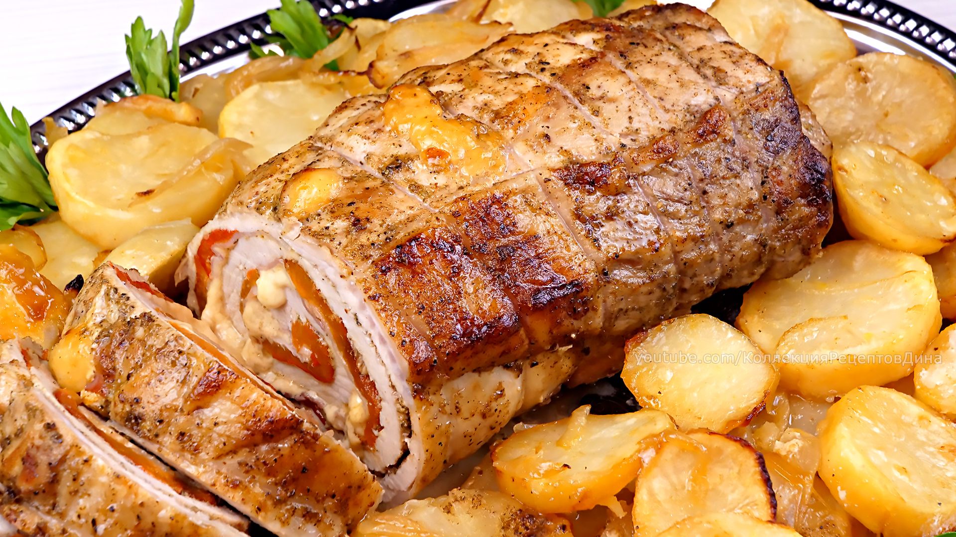 ⭐Мясной рулет на праздничный стол! Горячее блюдо для большой компании!