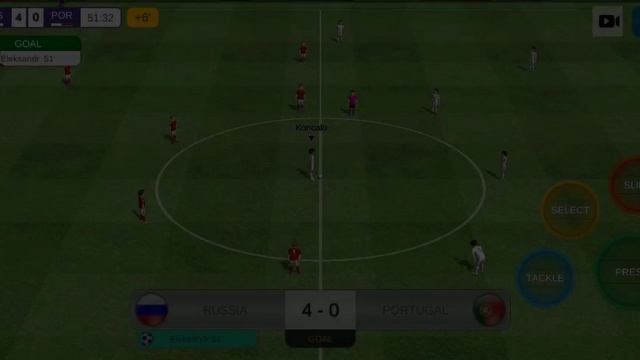 Кфалифиционый матч 3 тур Россия 5:0 Португалия