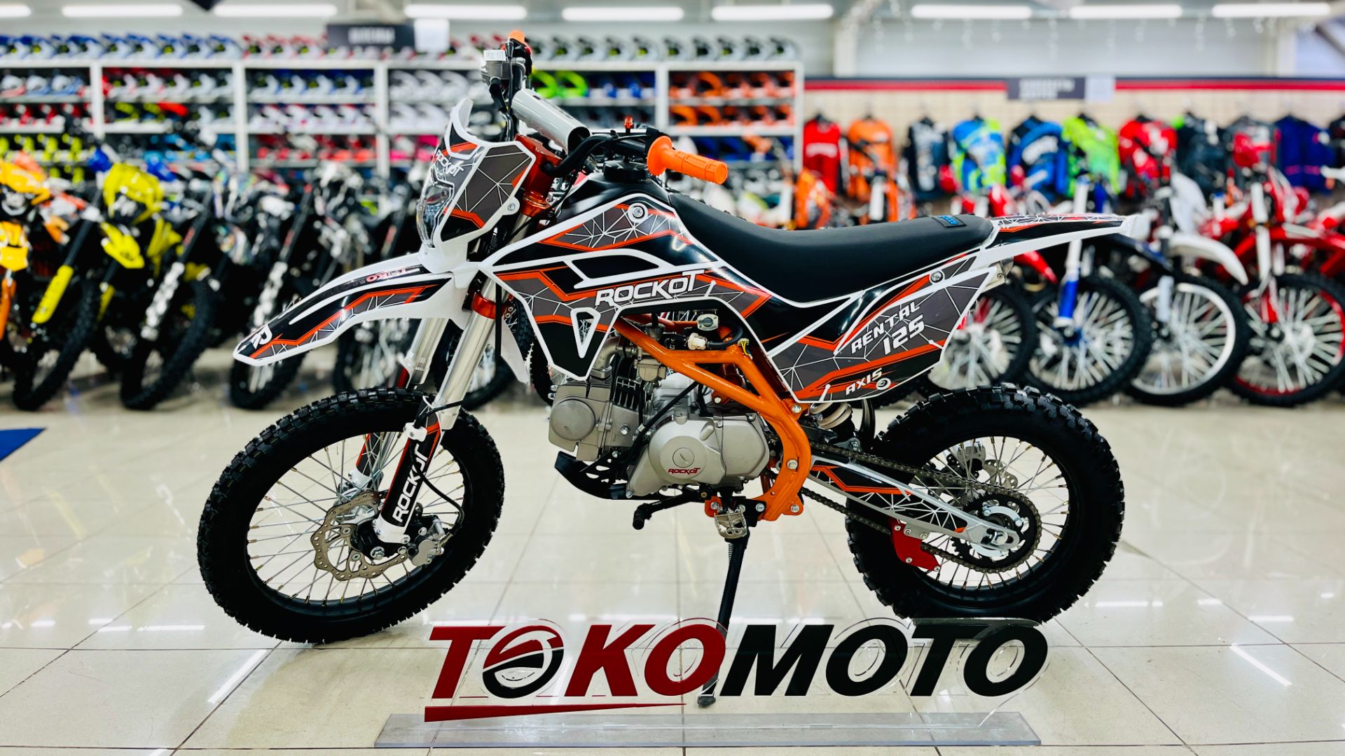 Питбайк ROCKOT RENTAL 125 Axis 2.0 (полуавтомат, без сцепле