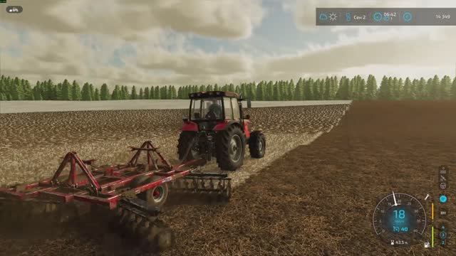 FS-22    Не  родись  болтливым #16     Старый  МАЗ  и  новый  прицеп .