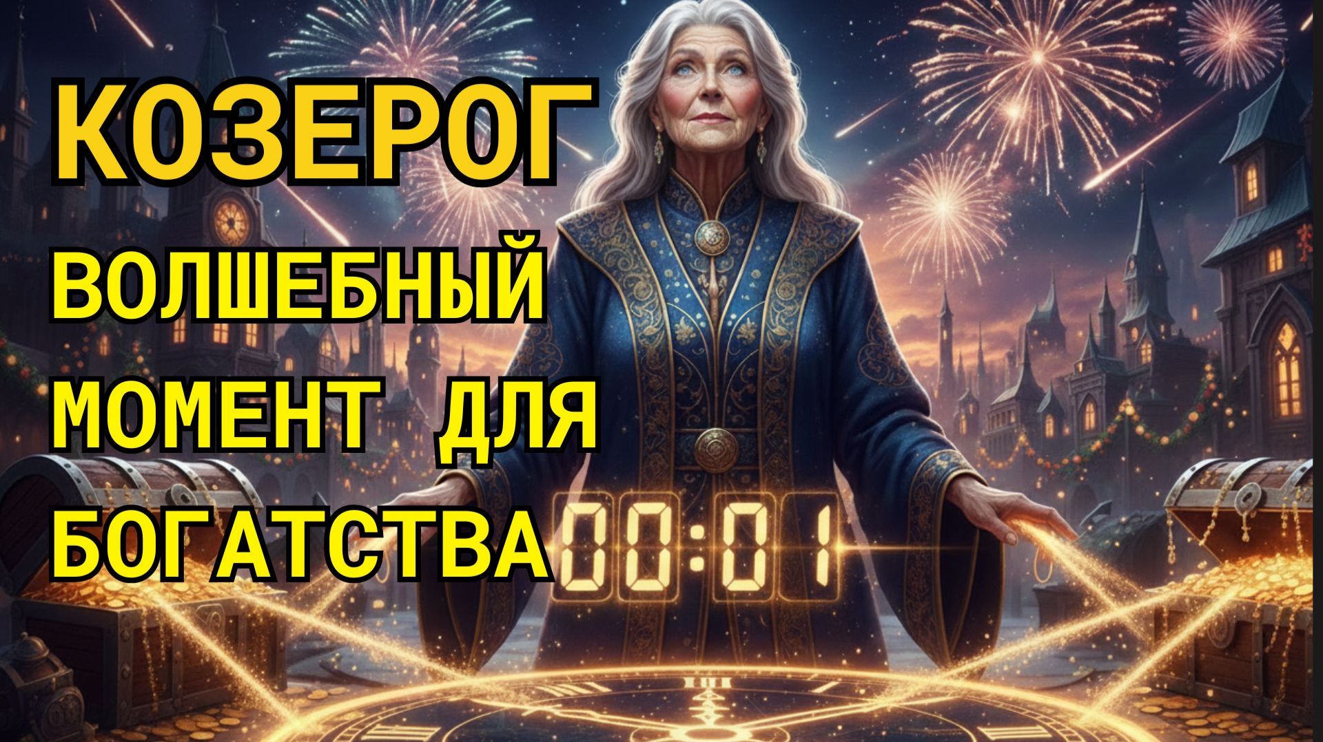 ♑️КОЗЕРОГ! В НОВОГОДНЮЮ НОЧЬ НЕ СПИ!🎄 Ровно в 00:01 ты получишь знак свыше! ✨