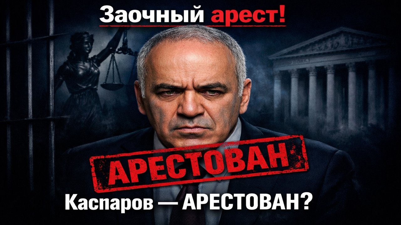 СРОЧНО: заочно арестован Гарри Каспаров — дело об оправдании терроризма