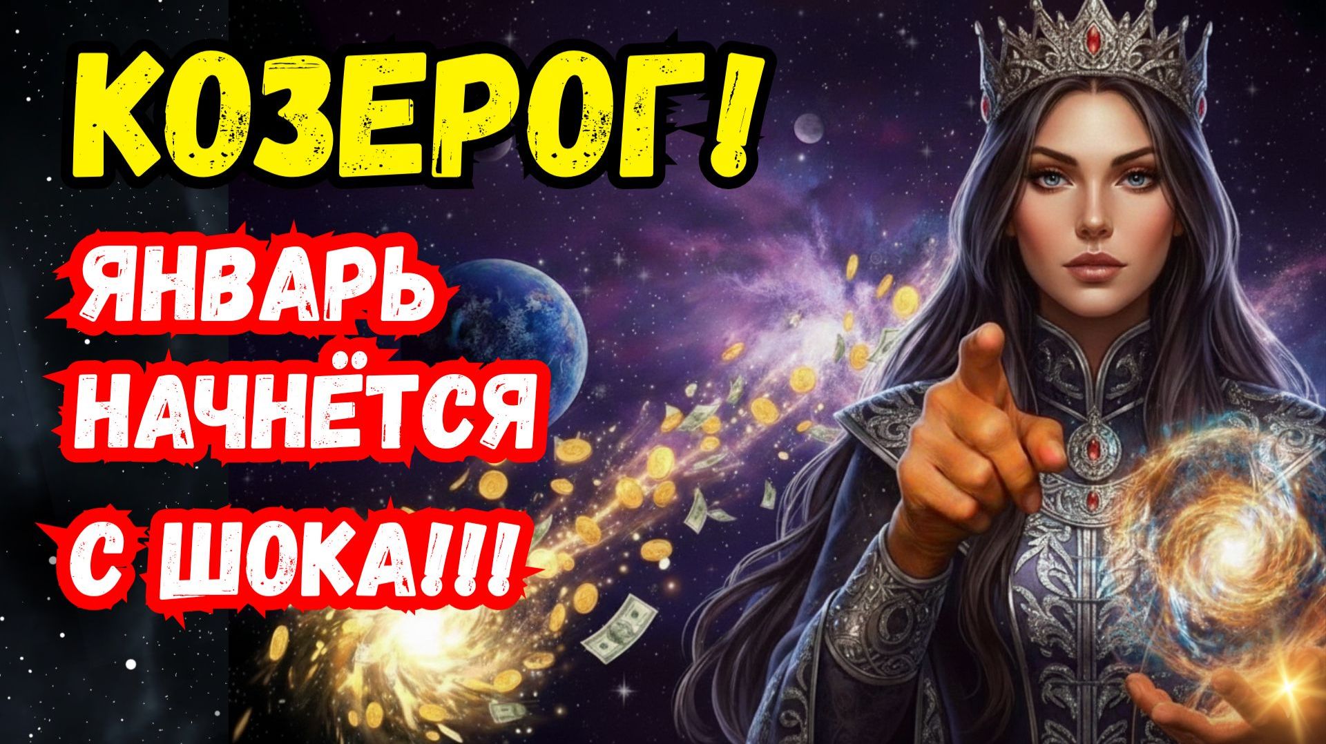 ♑КОЗЕРОГ! ЯНВАРЬ НАЧНЁТСЯ С ШОКА ! НЕОЖИДАННЫЙ ЧЕК! Это аванс за твои будущие 20 лет процветания!