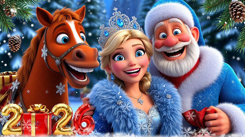 ВОЛШЕБНОГО НОВОГО 2026 ГОДА! СУПЕР ВЕСЁЛЫЕ ПОЗДРАВЛЕНИЯ И ПОЖЕЛАНИЯ С ГОДОМ ЛОШАДИ! ВЕСЁЛЫЕ ТАНЦЫ