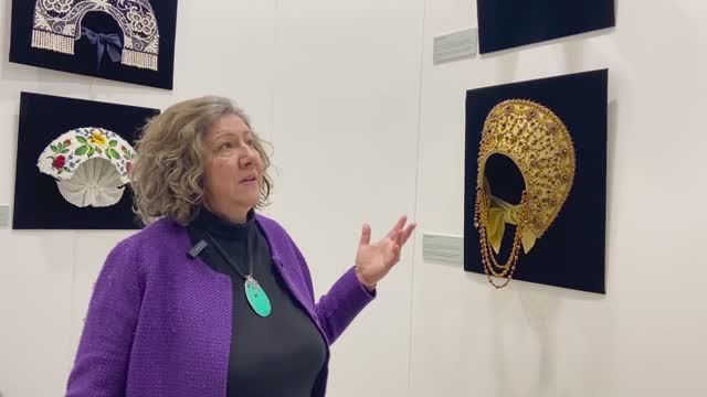 Коллекция кокошников. Инга Сильченко на выставке "Уникальная Россия"