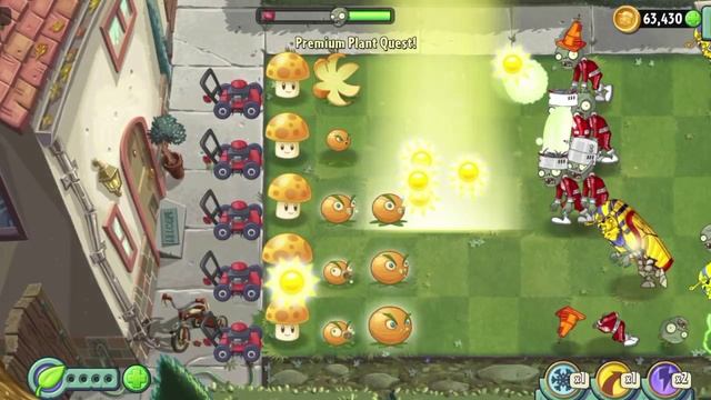 Прохожу квест премиум растения в PVZ 2 №2