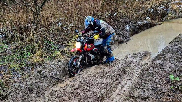 Мини бекстедж №1 Bajaj Boxer 125X на зимнем мотослете.