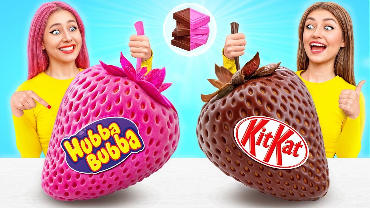 Жевательная Резинка vs Шоколадная Еда Челлендж | Кухонные Лайфхаки и Хитрости от Multi DO Challenge