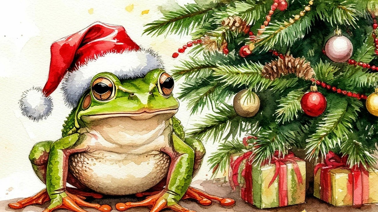 Зелёный друг Нового Года: Весёлые приключения новогоднего лягушонка.
