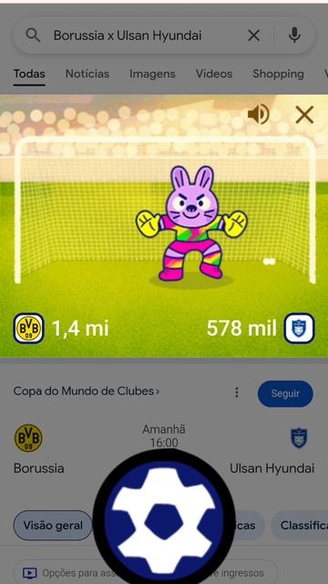 Borussia x Ulsan Hyundai - 3 Gols - Mini Cup Google Copa do Mundo de Clubes