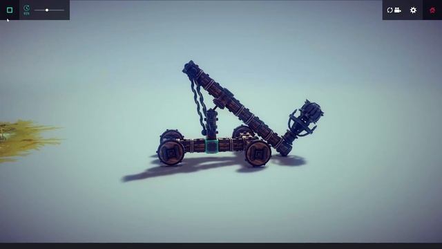 Играем в Besiege: зона 9 "Небольшой форт" остров Ипсилон