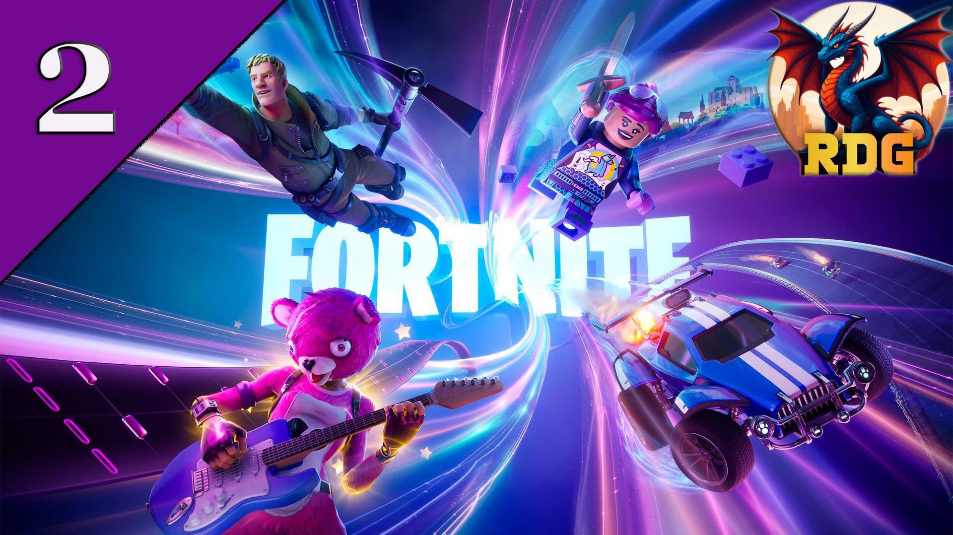 Fortnite Бегаем  и стреляем  #2