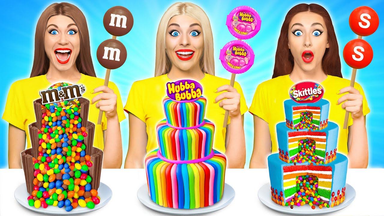 24 часа едим еду одного цвета Челлендж #1 от Multi DO Challenge