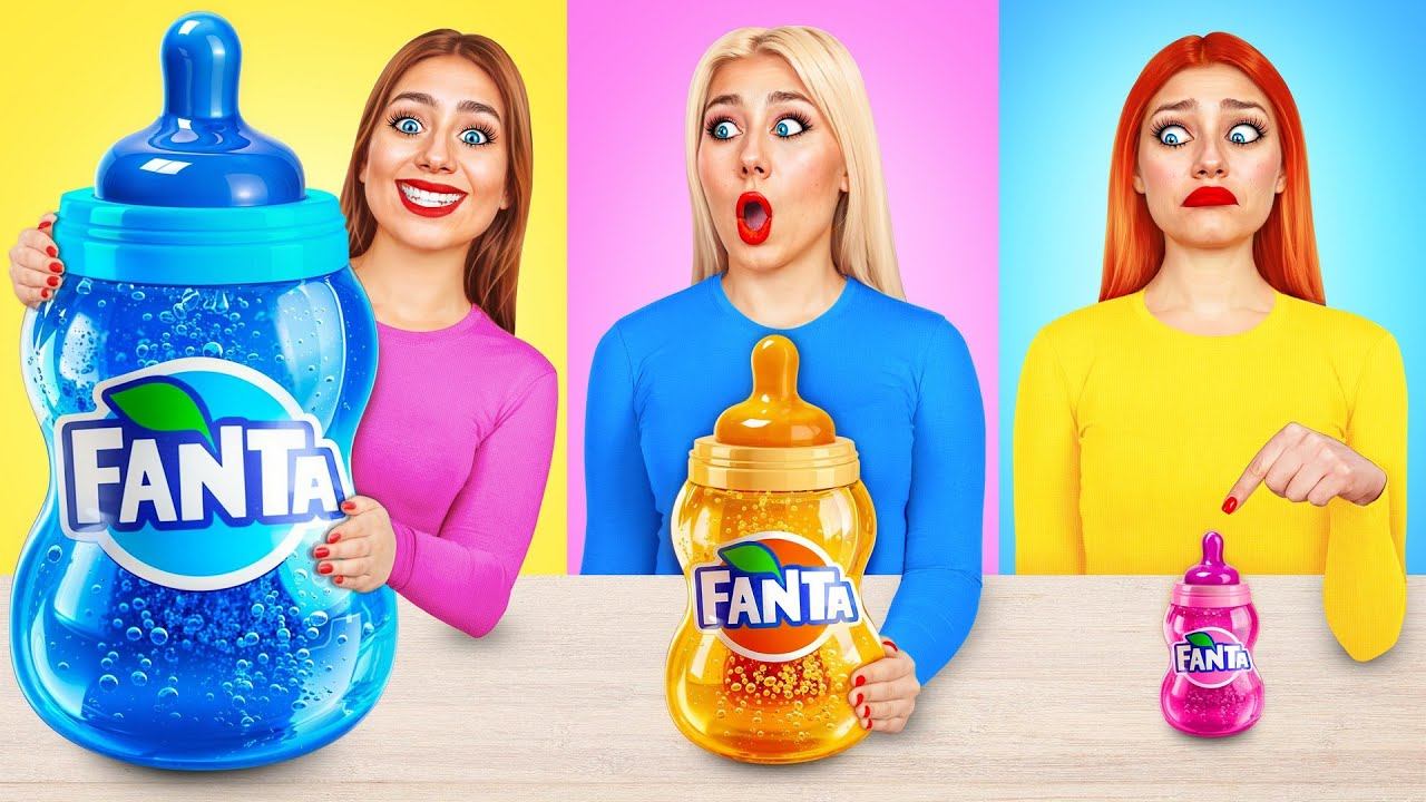 Большая, Средняя или Маленькая Тарелка Челлендж | Эпичная Битва с Едой от Multi DO Challenge