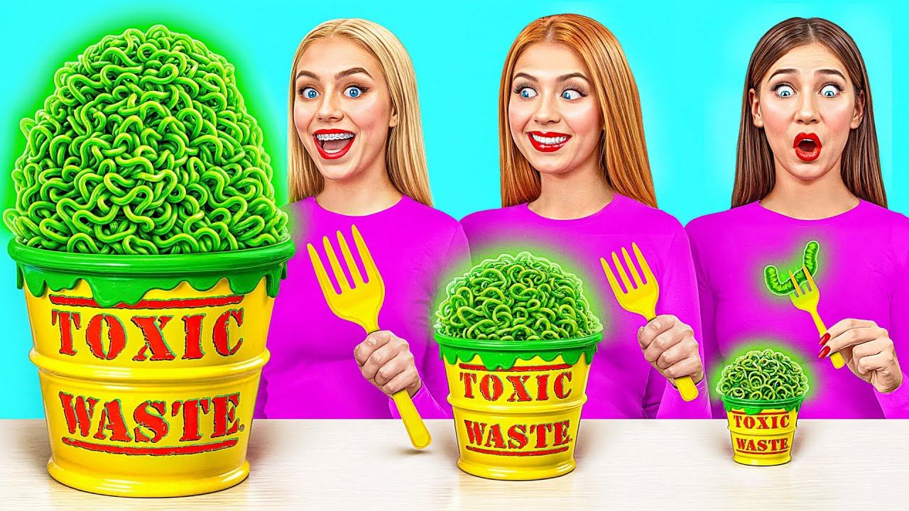 Большая, Средняя или Маленькая Тарелка Челлендж | Смешные Челленджи от Multi DO Challenge