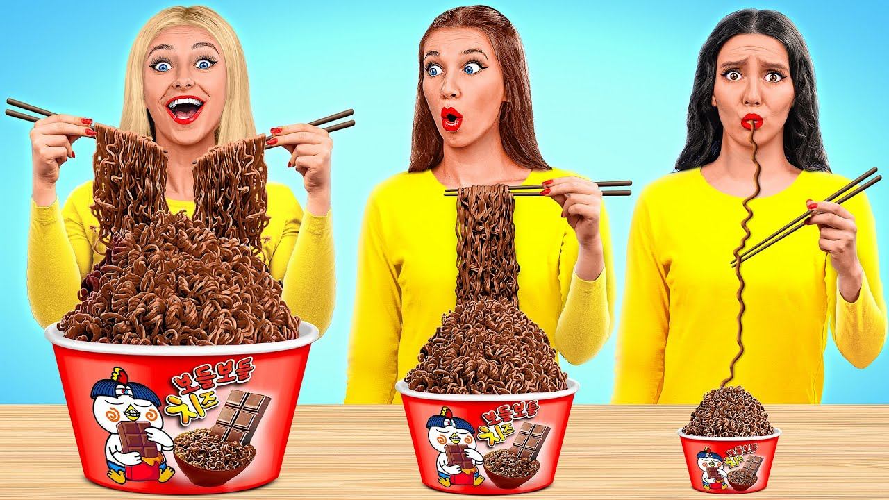 Большая, Средняя или Маленькая тарелка Челлендж | Сумасшедший челлендж от Multi DO Challenge