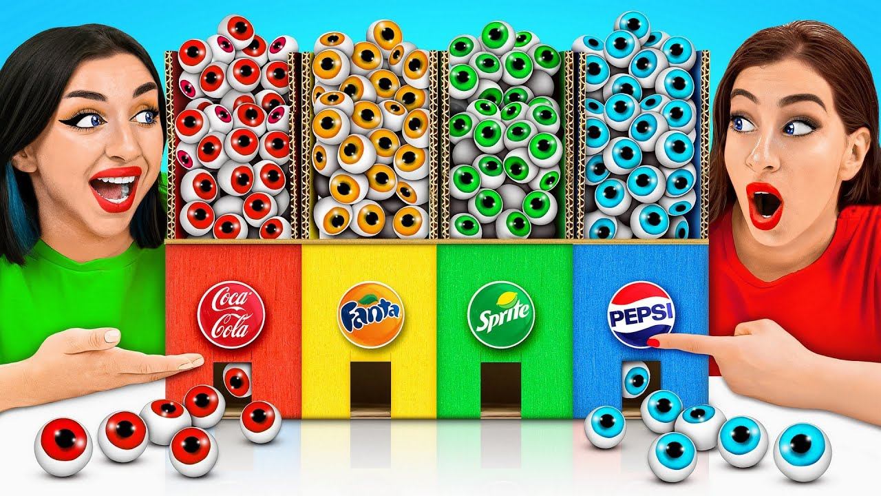 24 часа едим еду одного цвета Челлендж от Multi DO Challenge