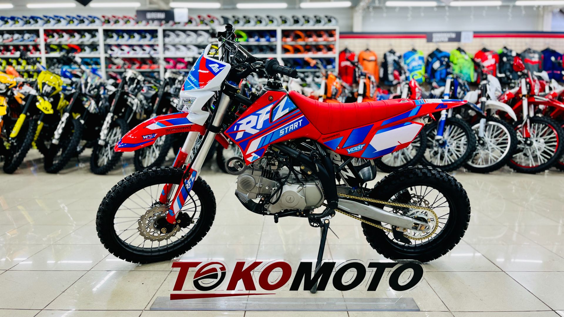 Мотоцикл Кроссовый Apollo RFZ START 150X-LE, 1714 (Красный) 15 (ВИ