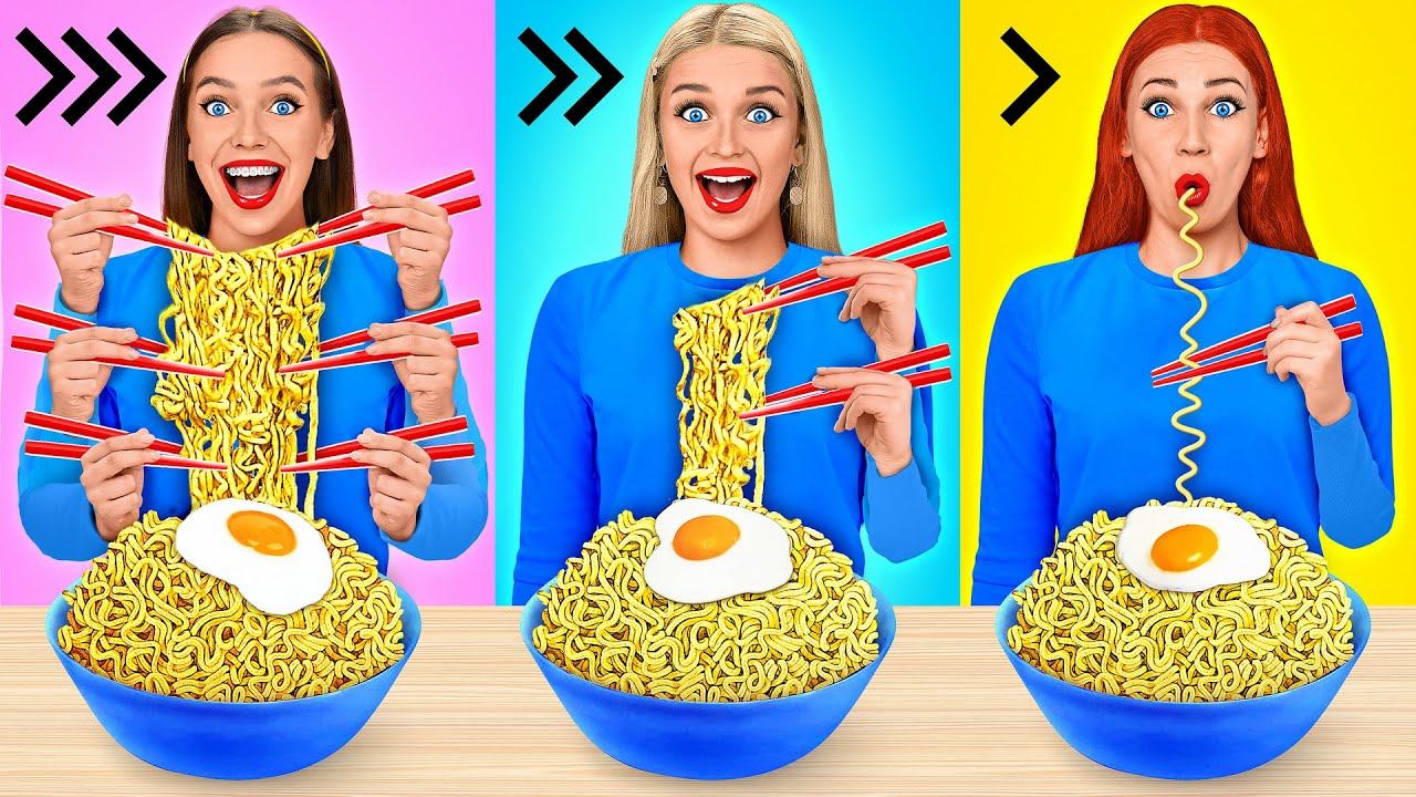 Быстрая Средняя или Медленная Скорость Еды Челлендж #3 от Multi DO Challenge