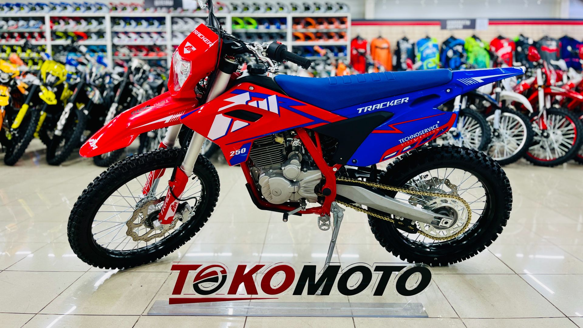 Мотоцикл Кроссовый Apollo Tracker 250LE, 21-18 (Красный) (тм) 18