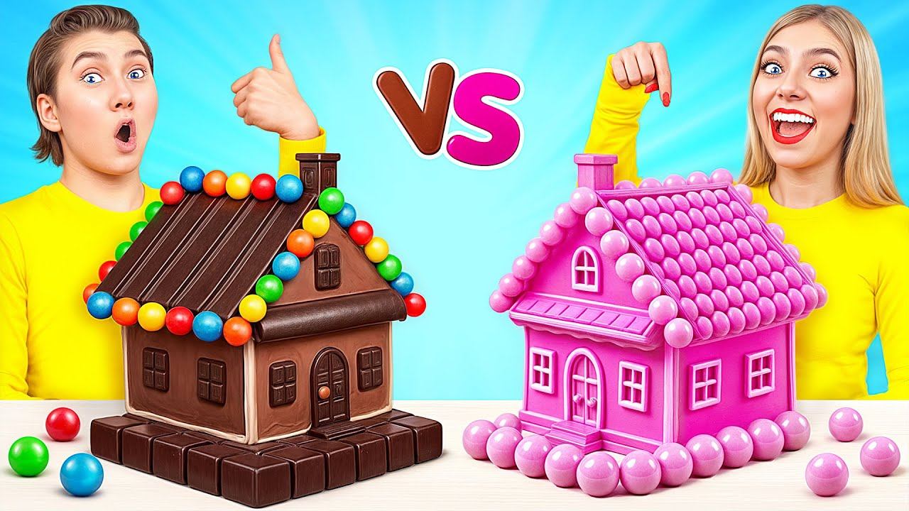 Жевательная Резинка vs Шоколадная Еда Челлендж | Смешные Ситуации на Кухне от Multi DO Challenge