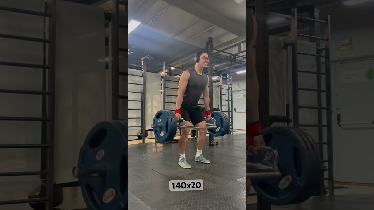 Становая тяга с трэпгрифом