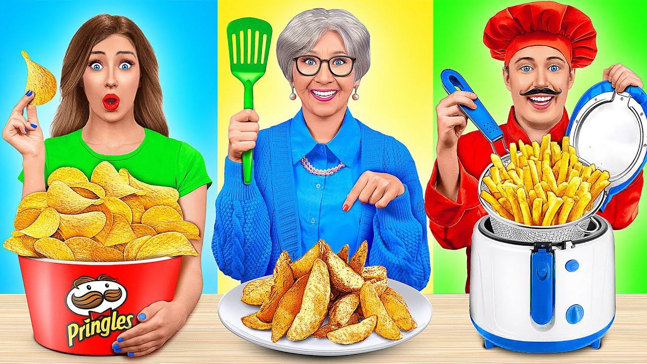 Кулинарный Челлендж: Я против Бабушки | Эпичная Битва с Едой от Multi DO Challenge