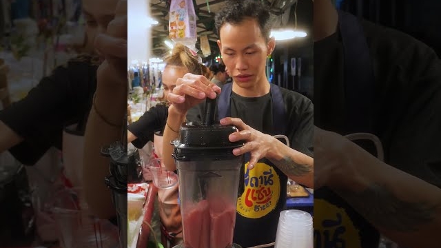 арбузный напиток из Таиланда