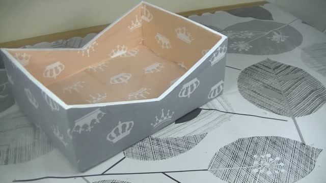 Вторая жизнь ненужной коробки : Красивое преображение за час .