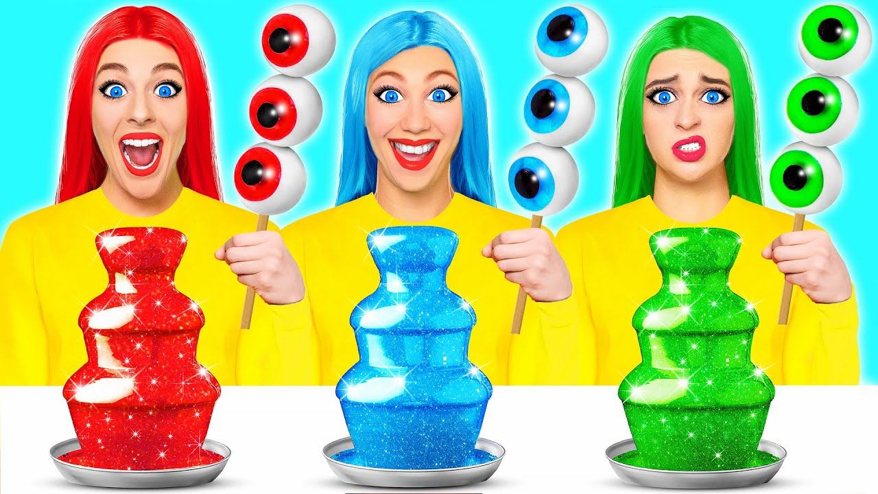 24 часа едим еду одного цвета Челлендж от Multi Do Challenge