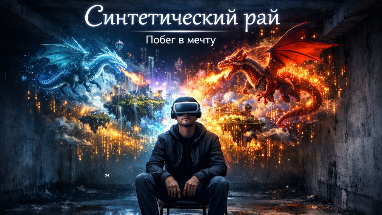 Синтетический рай — хард рок о побеге в виртуальную реальность