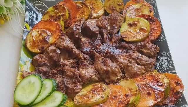 Скумбрия с овощами в маринаде. Ужин без хлопот